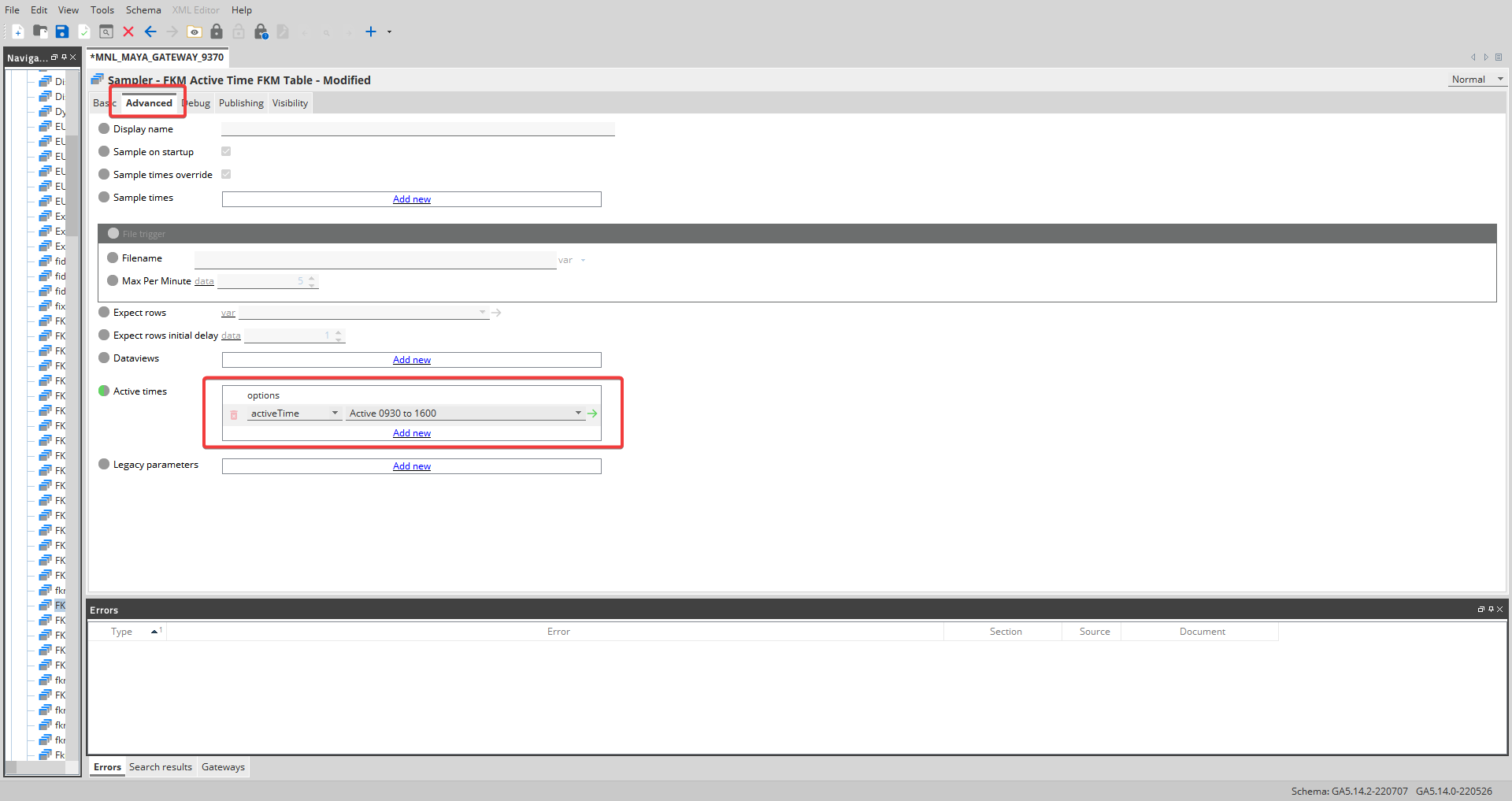 Geneos - FKM - Where to set the Active Time to avoid false alerts for ...