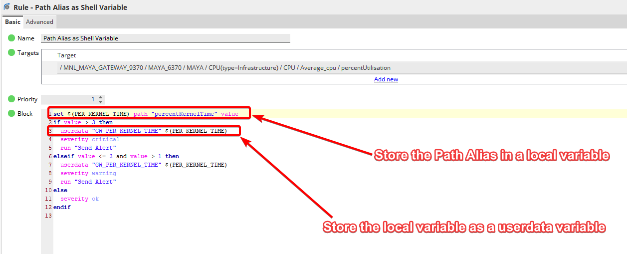 Geneos How To Pass Path Alias Values To A Shell Script Support 